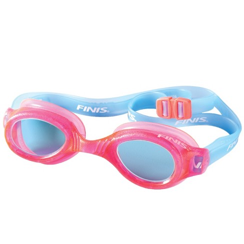 Finis H2 Kid’s Performance Swim Goggles, Pink/aqua : Target