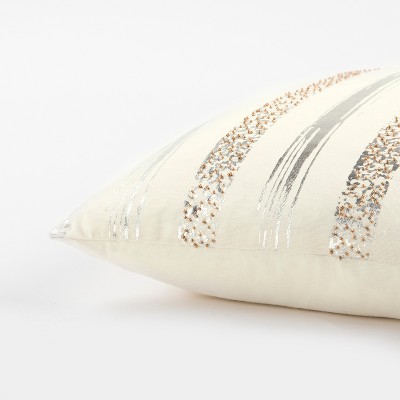 20"x20" Oversize Striped Square Throw Pillow - Rizzy Home : Target