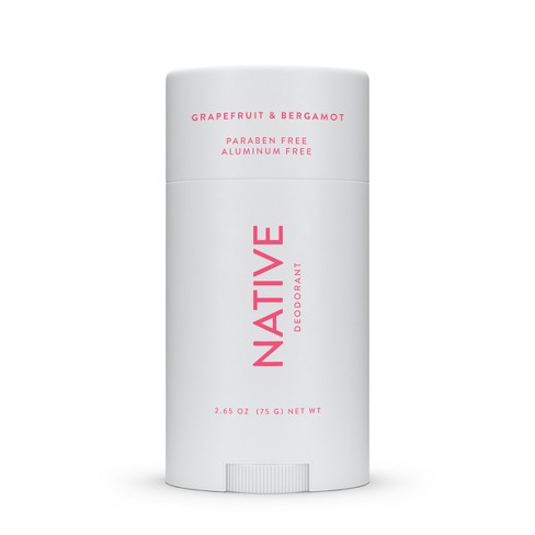 Native Deodorant - Grapefruit & Bergamot - Aluminum Free - 2.65 Oz : Target