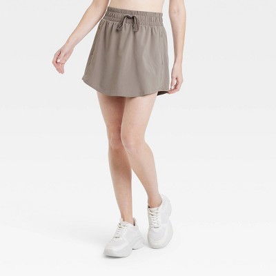 Girls' Woven Skort - All In Motion™ Khaki M : Target