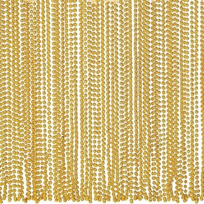 4e's Novelty 24 Pack Purple Green Gold Beads Necklaces, Mardi Gras ...