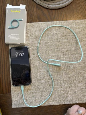 3' Lightning To Usb-c Round Cable - Heyday™ Pastel Lavender : Target