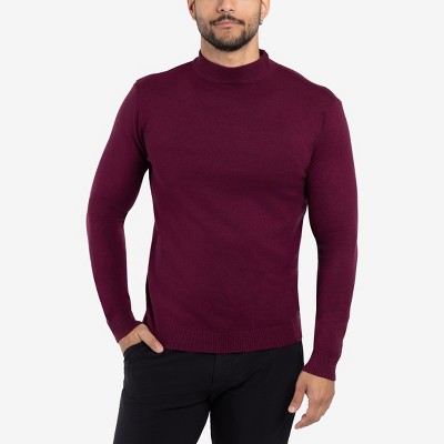 X Ray Men's Turtleneck Sweater(available In Big & Tall) In Dusty Mauve ...