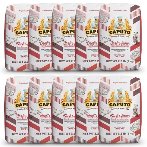 Caputo 00 Chef's Flour 2.2 Lbs - Pack Of 10 : Target