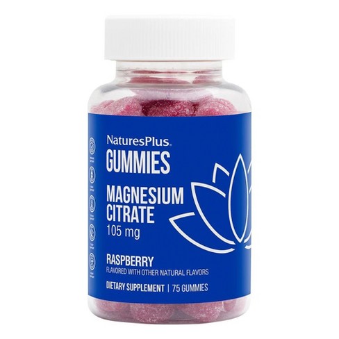 Magnesium Citrate 105 Mg By Nature's Plus - 75 Gummy : Target