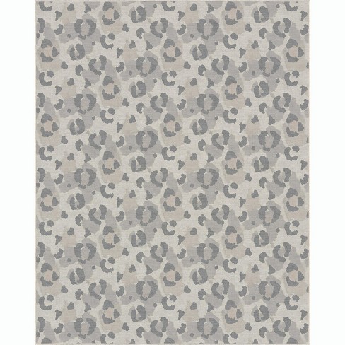 Well Woven Apollo Flatwoven Leopard Print Gray Brown 9'10" X 13' Area ...