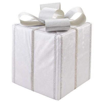 The Lakeside Collection Metallic White Presents - Large Metallic White ...