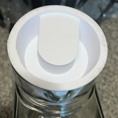 64oz Glass Straight Side Pitcher With Lid - Threshold™: Dishwasher-safe ...