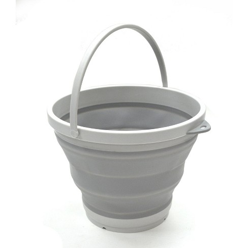 Sammart 7l (1.8 Gallon) Collapsible Plastic Round Bucket : Target