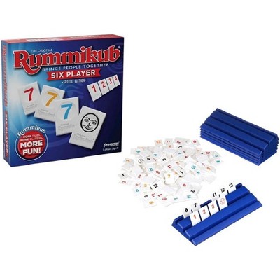 Rummikub Six Player Edition - The Classic Rummy Tile Game - More Tiles ...