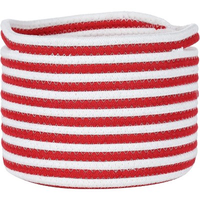 Midlee Candy Cane Rope Basket (small) : Target