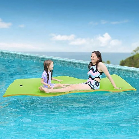 Geemax 8 X 4 Ft Water Floating Mat Foam Pad Bouncy Tear-resistant Xpe ...