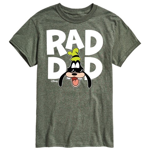 Men's Disney Goofy Rad Dad Short Sleeve Graphic T-shirt - Heather ...