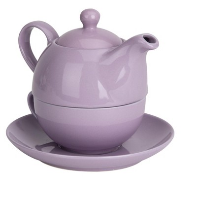 Mind Reader Individual Tea Set, Service For One, Decorative Ceramic ...