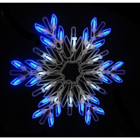Northlight 15" Led Lighted Snowflake Christmas Window Silhouette - Pure ...