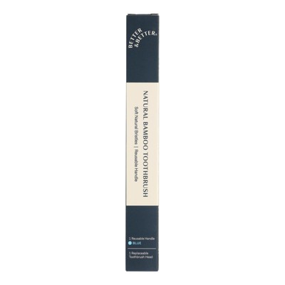 Better & Better Natural Bamboo Toothbrush Soft Natural Bristles ...