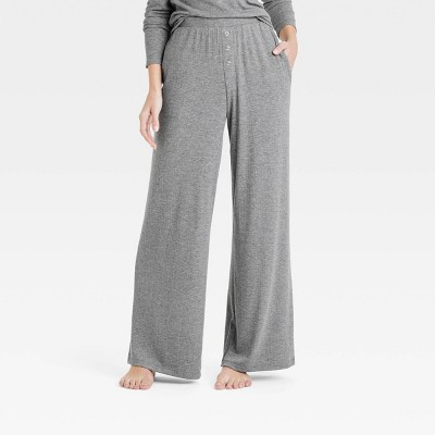 Women's Cloud Knit Pajama Pants - Auden™ Heathered Gray Xs : Target