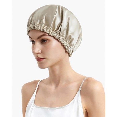 Mommesilk 22 Momme Pure Adjustable Silk Hair Cap - Bright Coffee : Target