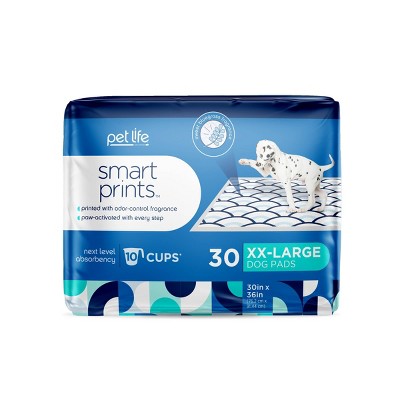 Pet Life Unlimited Puppy Smart Prints Training Dog Pads - Xxl - 30ct ...