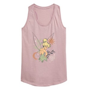 Women's - Tinker Bell - Sun And Moon Graphic Racerback Tank : Target