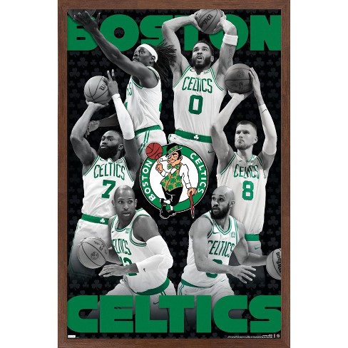 Trends International Nba Boston Celtics - Team 24 Framed Wall Poster ...