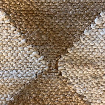 Arvin Olano X Rugsusa - Louie Diamond Checkerboard Jute Area Rug, 10 ...