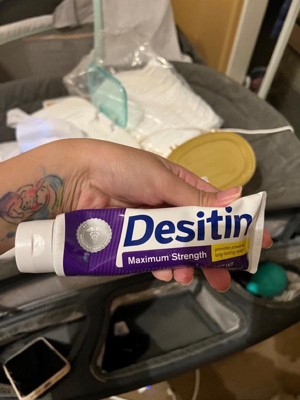 Desitin Maximum Strength Baby Diaper Rash Cream With Zinc Oxide - 4oz ...