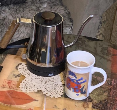 Melitta 20oz Precision Pour X Kettle With Gooseneck Spout: Stainless ...