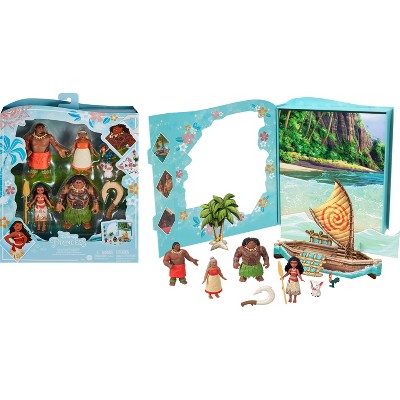 Disney Moana 2 Adventure Set With 6 Small Dolls & Accessories : Target