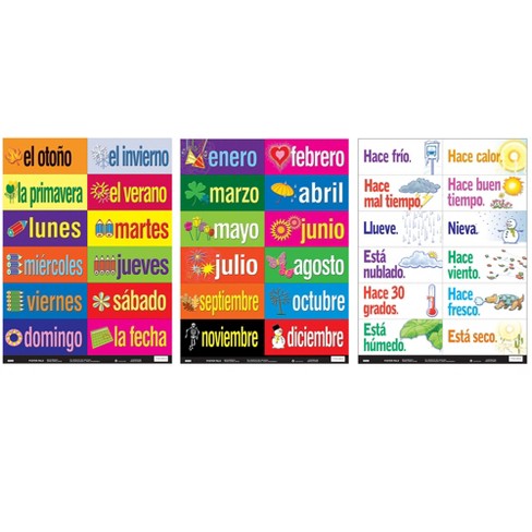 Poster Pals® Spanish Multi-purpose Card Set : Target