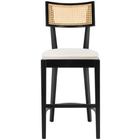 Galway Cane Counter Stool - Black/natural - Safavieh : Target