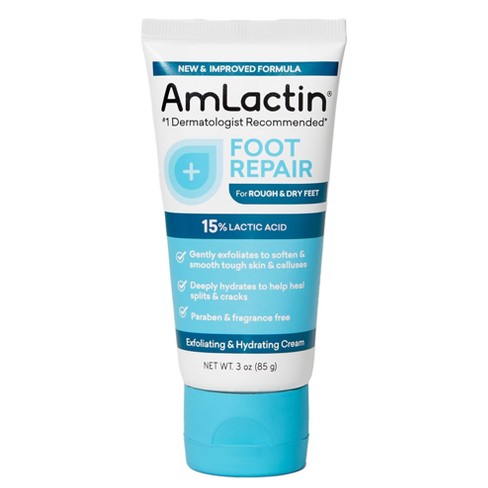 Amlactin Foot Repair Foot Cream Therapy Aha Cream Unscented - 3oz : Target