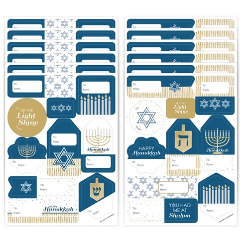 Big Dot Of Happiness Happy Hanukkah - Assorted Chanukah Holiday Party ...