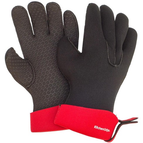 Kitchen Grips 2 Piece Chefs Gloves Set, Cherry, Small : Target
