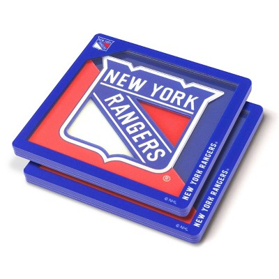 Nhl New York Rangers 3d Logo Series Coasters : Target