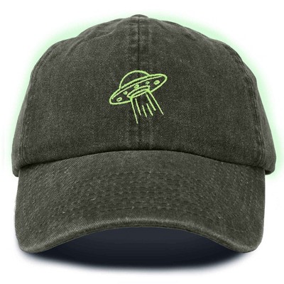 Dalix Ufo Embroidered Alien Dad Hat Cotton Baseball Cap Adjustable Mens ...