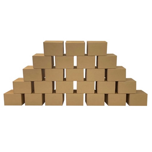 Uoffice 25 Corrugated Boxes 9 X 7 X 5" Cardboard Shipping Mailing Box ...