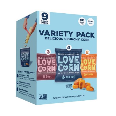 Love Corn Variety Pack - 6.3oz/9ct : Target