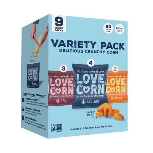 Love Corn Variety Pack - 6.3oz/9ct : Target
