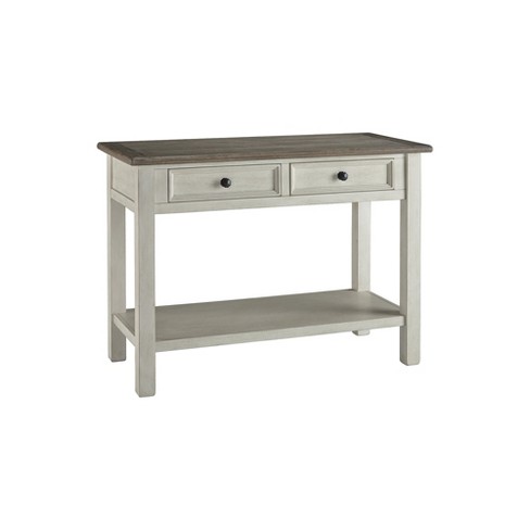 Signature Design By Ashley Casual Bolanburg Sofa/console Table Two-tone : Target