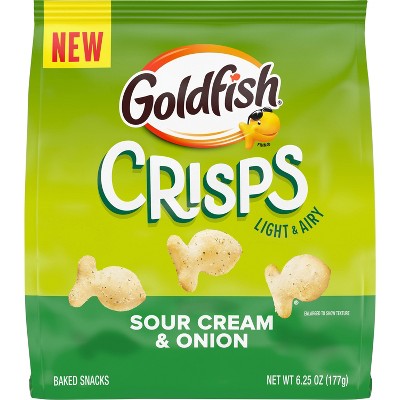 Pepperidge Farm Goldfish Sour Cream & Onion Crisps - 6.25oz : Target