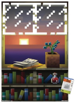 Trends International Minecraft - Beware Of The Dark Unframed Wall ...