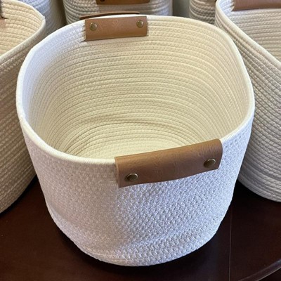 13" Decorative Coiled Rope Basket - Brightroom™ : Target