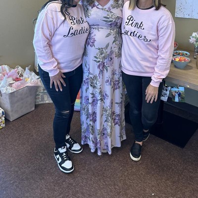 Grease Pink Ladies Logo Women's Pink Crew Neck Graphic Sweatshirt-xxl ...