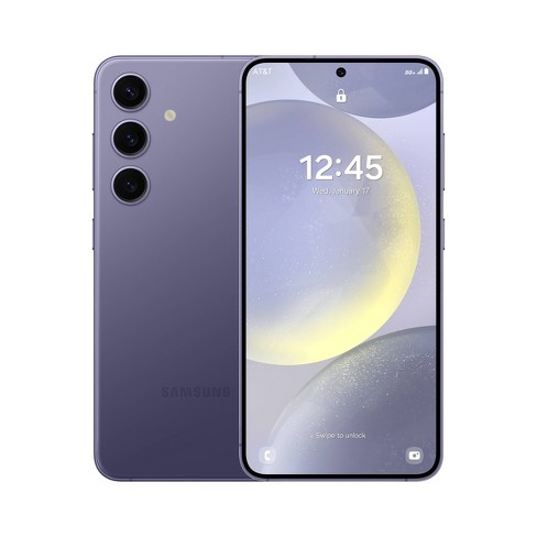 At&t Samsung Galaxy S24 (256gb) Smartphone - Cobalt Violet : Target