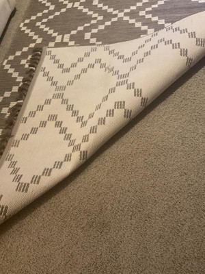 Check Diamonds Outdoor Rug Tan - Threshold™ : Target