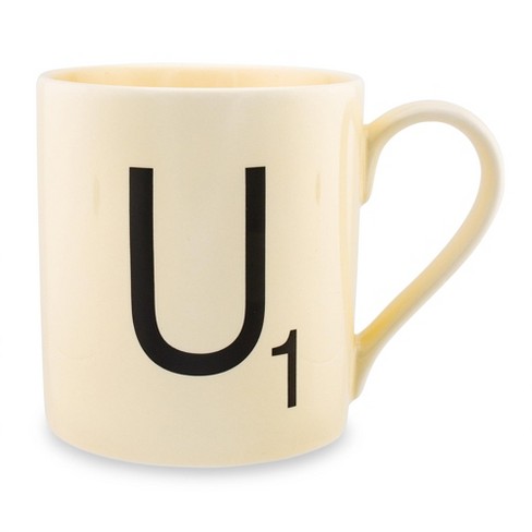 Scrabble Coffee Mug - Choose Your Letters Letter U : Target