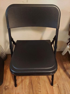 Hampden Furnishings Set Of 4 Premium Resin Plastic Folding Chairs ...