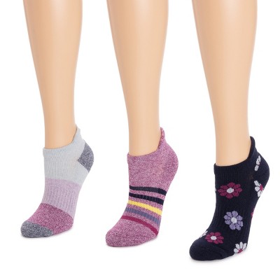 Women's 3 Pack Cotton Compression Crew Socks : Target