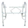Mckesson Commode Chair Drop Arms Steel Back Bar Up To 300 Lbs 1 Ct : Target